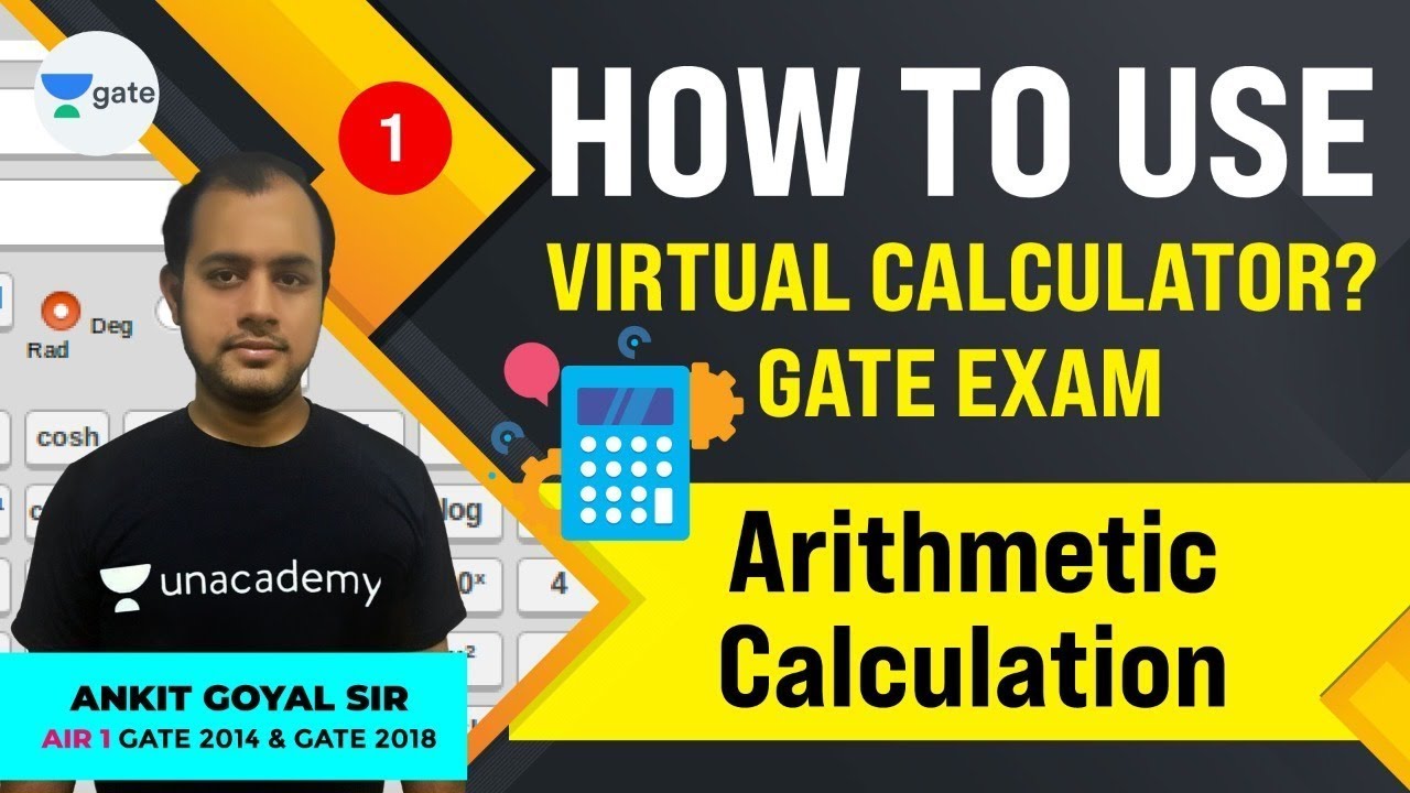 How to Use Virtual Calculator ? - Arithmetic Calculation | Lec 1 | GATE ...