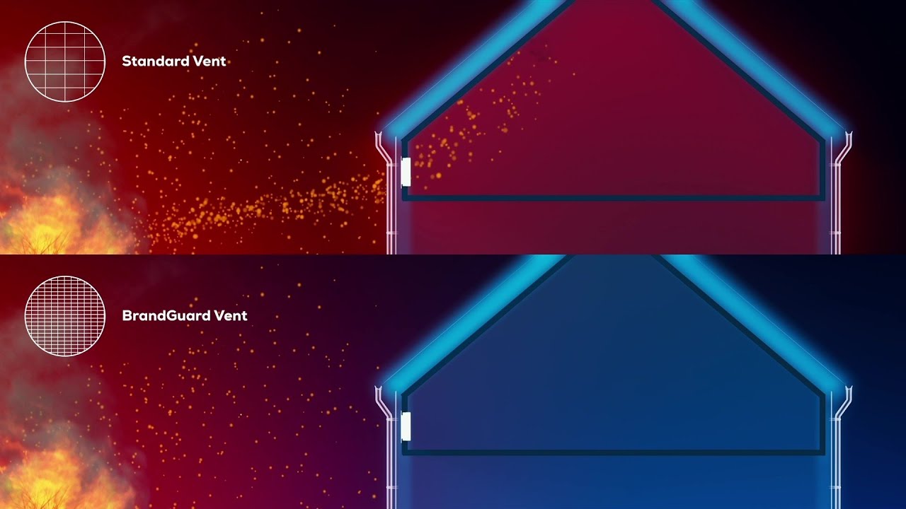 BrandGuard Vents : More than protection. Wildfire Defense - YouTube