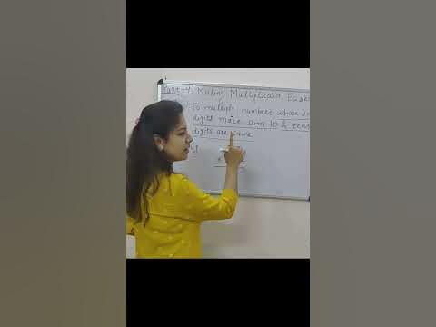 Easy trick to multiply no.s whose unit digits make sum 10 & tens digits are same #shorts #maths ...