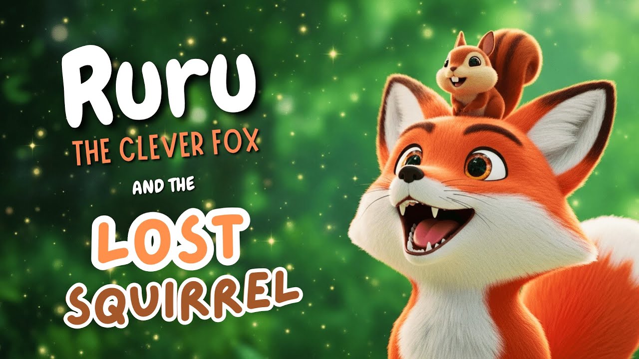 Ruru the Clever Fox and the Lost Squirrel | Kids Fairy Tales | Animal ...