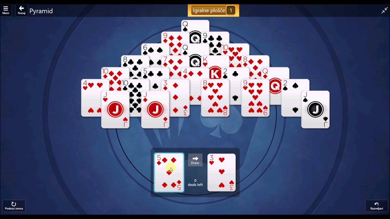 Microsoft Solitaire Collection - Pyramid March 12 2016 - YouTube