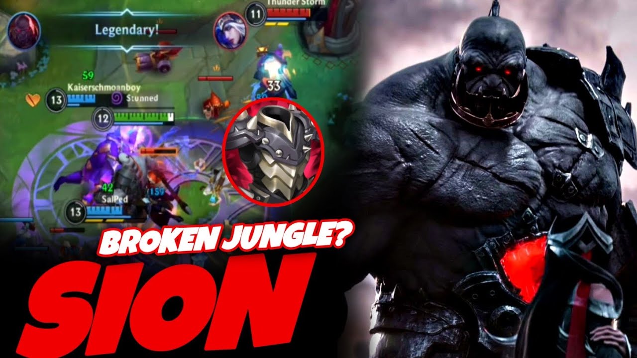 Wild Rift: SION IS A NEW BROKEN CHAMPION | GAMEPLAY | INSANE BUILD ...