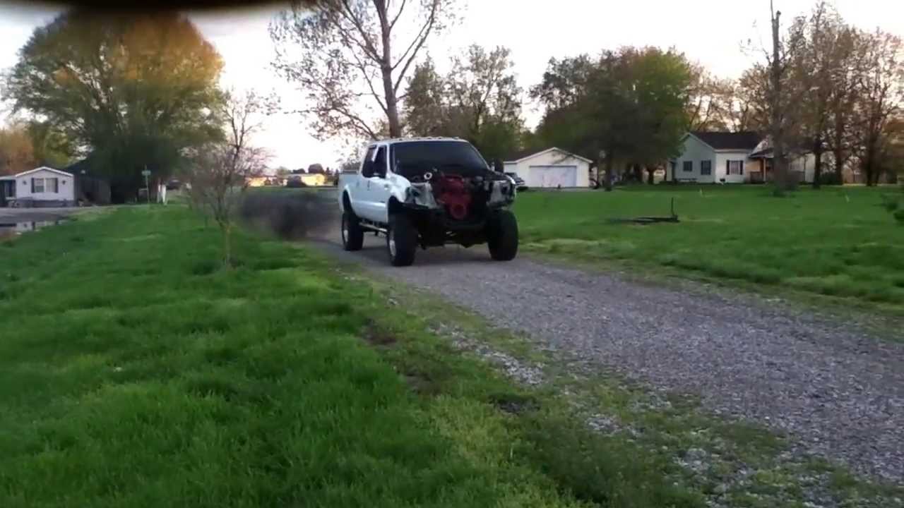 International dt360 in f250 pickup - YouTube