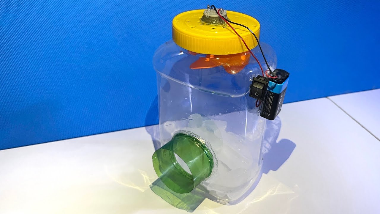 How to Make Air Cooler at Home, Easy Science Project at Home - YouTube