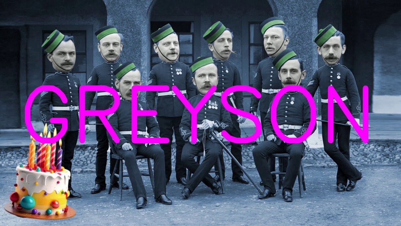 CHOIR SINGS GREYSON HAPPY BIRTHDAY SONG!!! (HAPPY BIRTHDAY GREYSON ...