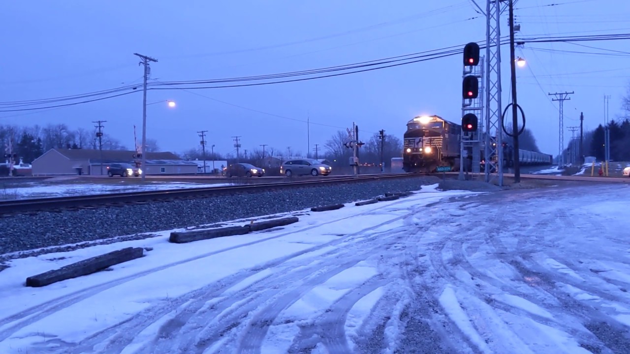 NS Freight 309 - ES44DC #7651, Dash 9 #9736, Dash 9 #9231 & Tier 4 ...