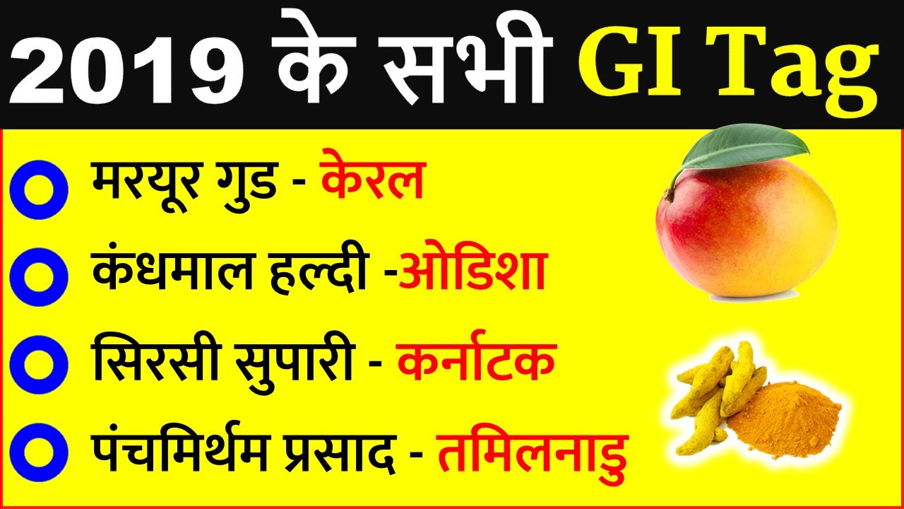 GI TAG 2019 GI TAG KYA HAI Curren Affairs gi-tag-2019-gi-tag-kya-hai-curren-affairs