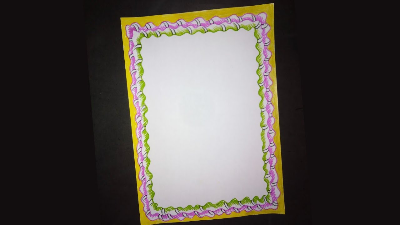 Amazing and Attractive Border Design For Your Project || Border Design ...
