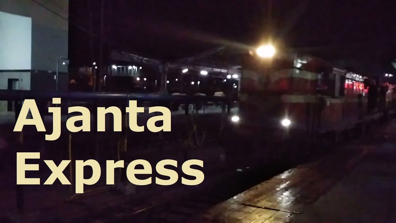 17063 Ajanta Express arriving with "Shaan" at Aurangabad with Twin Alco ...