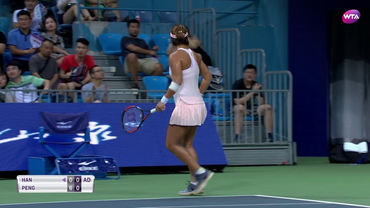 2017 Jiangxi Open Semifinals | Peng Shuai vs Han Xinyun | WTA ...