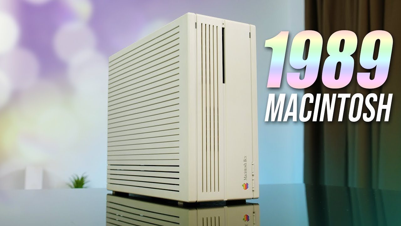 Classic Macintosh ( Macintosh IIcx / Macintosh IIci ) March 1989 - YouTube