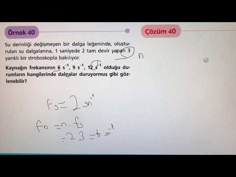 10.Sınıf FİZİK - Stroboskop ve Su Dalgalarında Kırılma