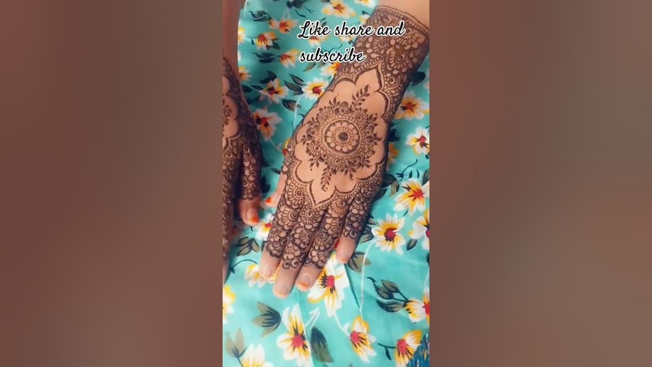 Mehendi kesi lagi comment kar ke zaroor bataye😊#mehndi #stylishmehendidesign - YouTube
