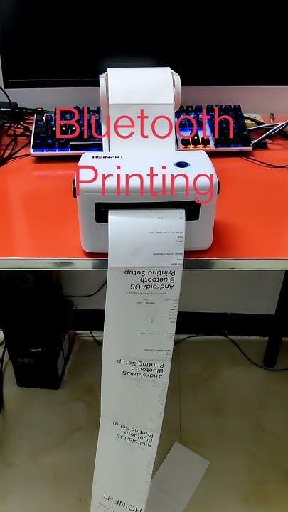 Android iOS Bluetooth Printing Setup with Dlabel App - YouTube