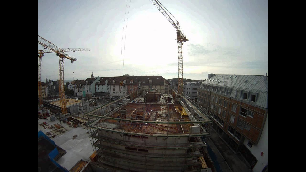 Timelapse - début du coulage d'une dale en béton - YouTube