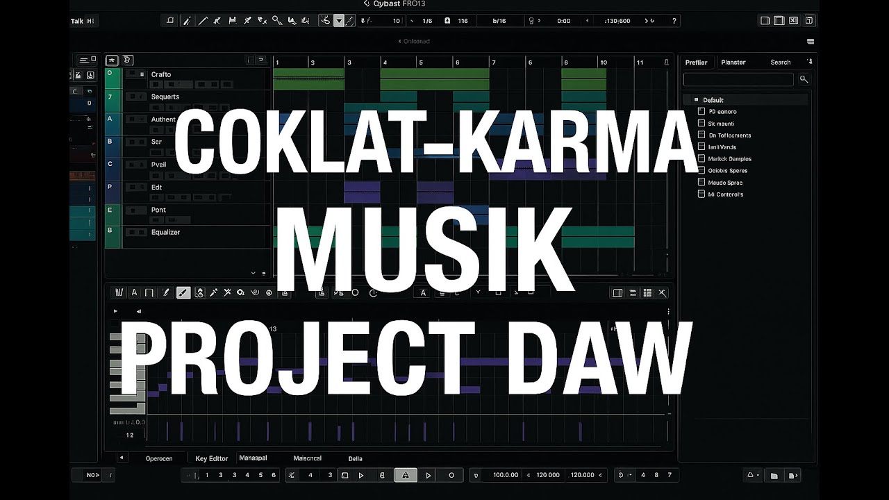 COKLAT-KARMA PROJECT DAW MIDI - YouTube