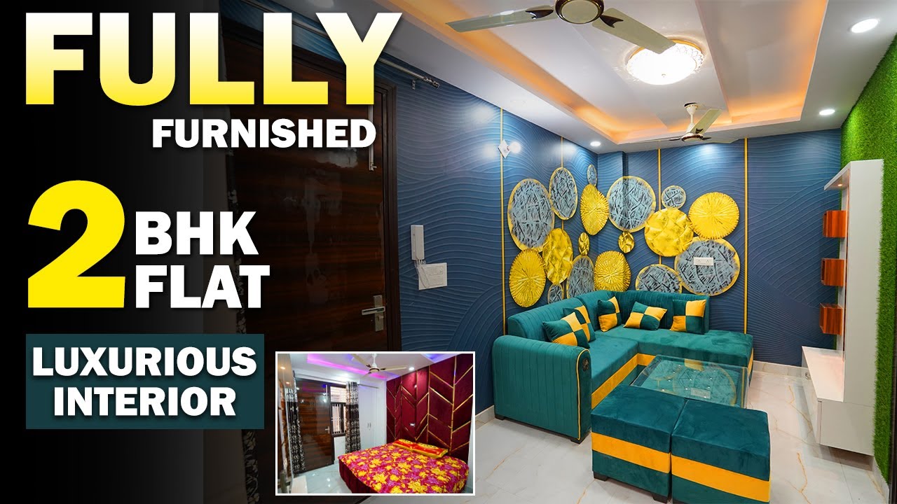 2-Bhk New Builder Flat In Delhi | Fully Furnished 2Bhk Flat | Beautiful ...