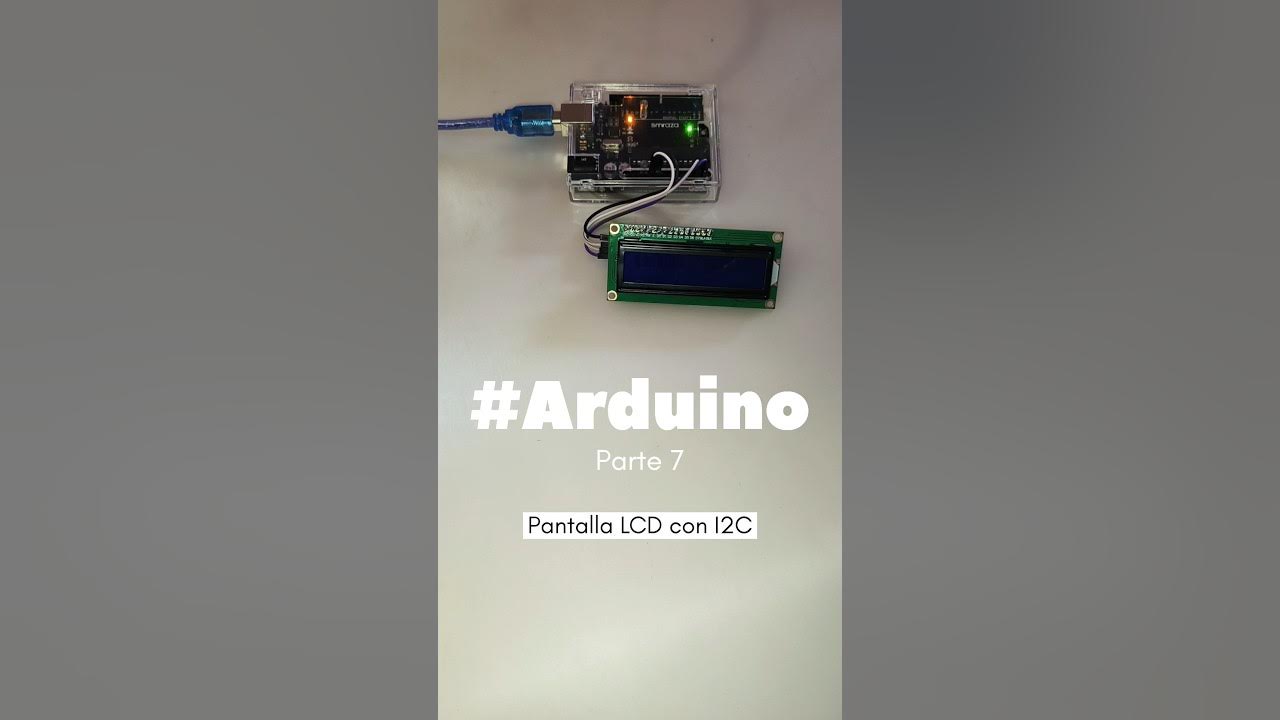 Pantalla LCD con I2C - Circuito y código en #Arduino - YouTube