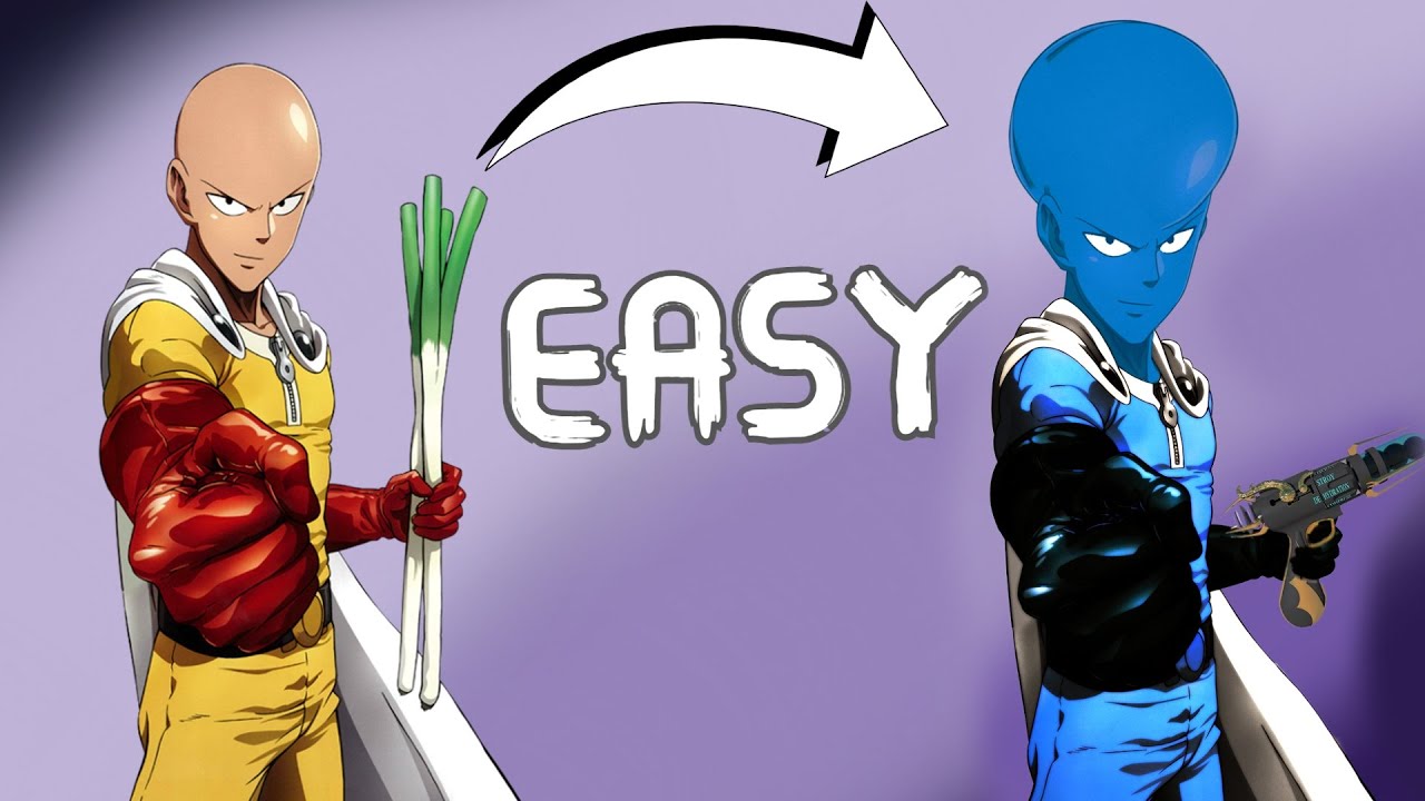 i made a Megamind One Punch Man 👊 / Funny Photo Editing - YouTube