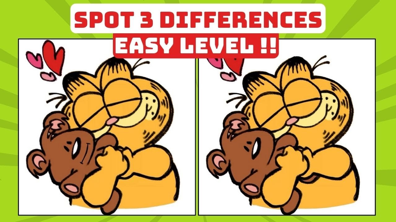 #62 Spot the Difference – Easy Level! ⭐ Puzzle Club - YouTube