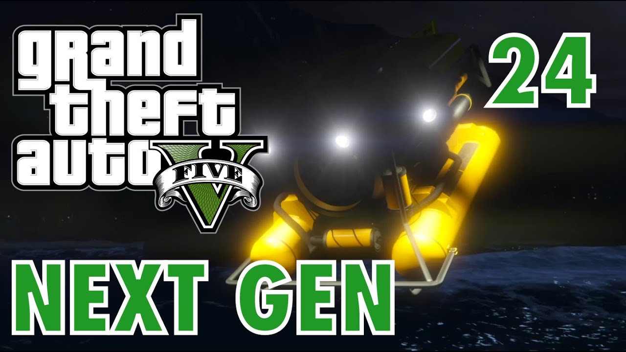 GTA 5 Next Gen Walkthrough Part 24 - PS4/ XBOX ONE - The Merryweather ...