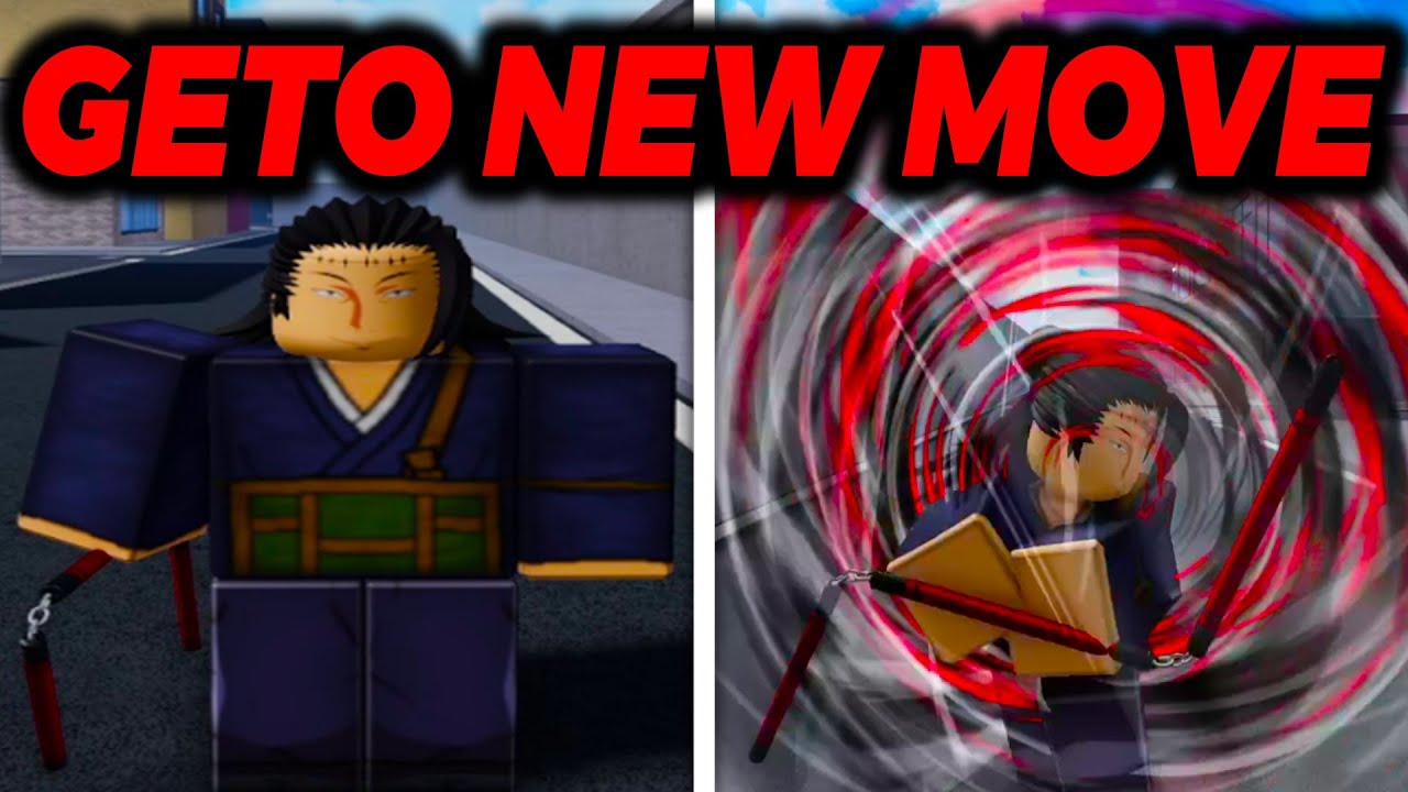 Suguru Geto New Move Showcase In Roblox Realm Rampage - YouTube