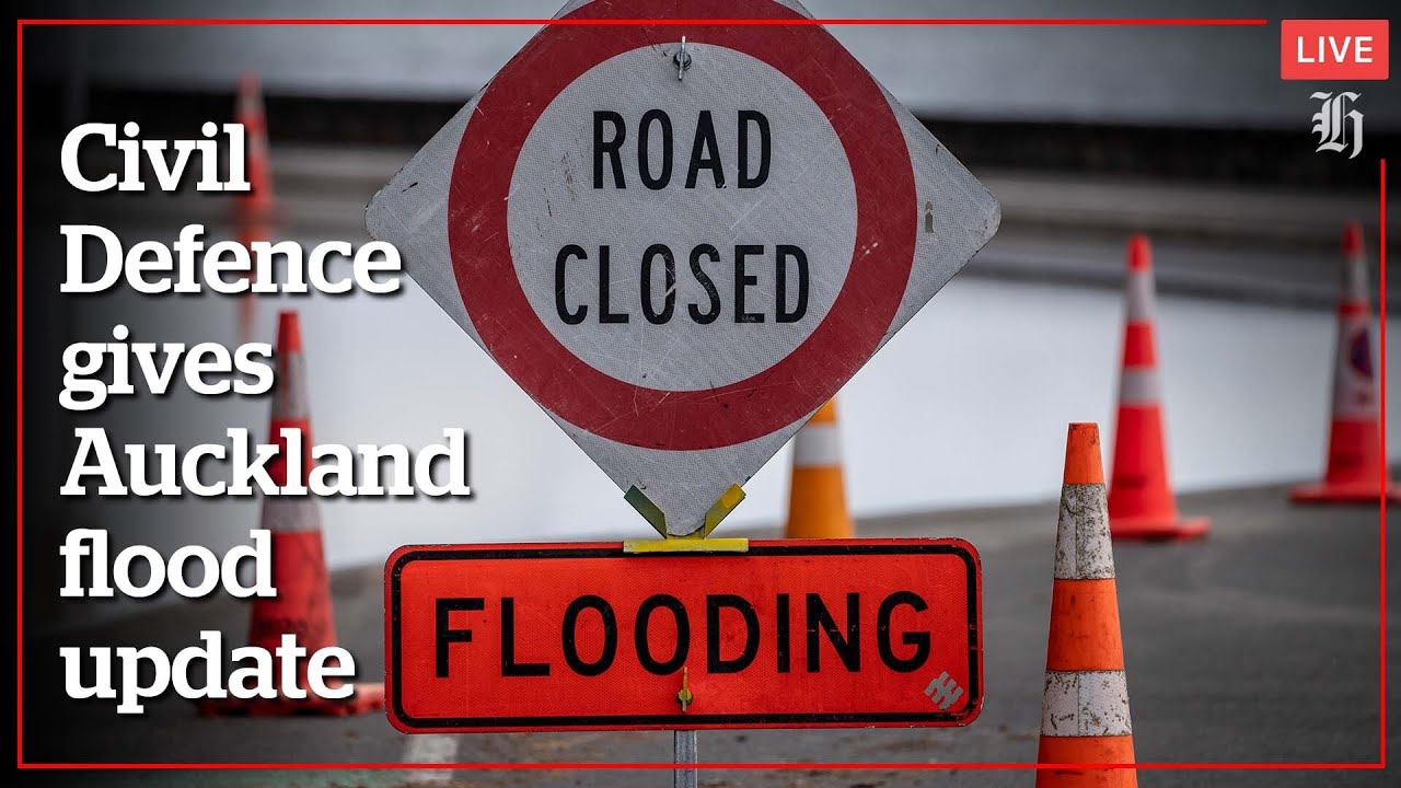 Civil Defence gives Auckland flood update 8:00AM | nzherald.co.nz - YouTube