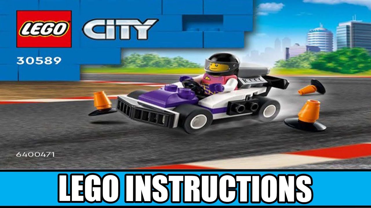 LEGO Instructions | City | 30589 | Go-Kart Racer - YouTube