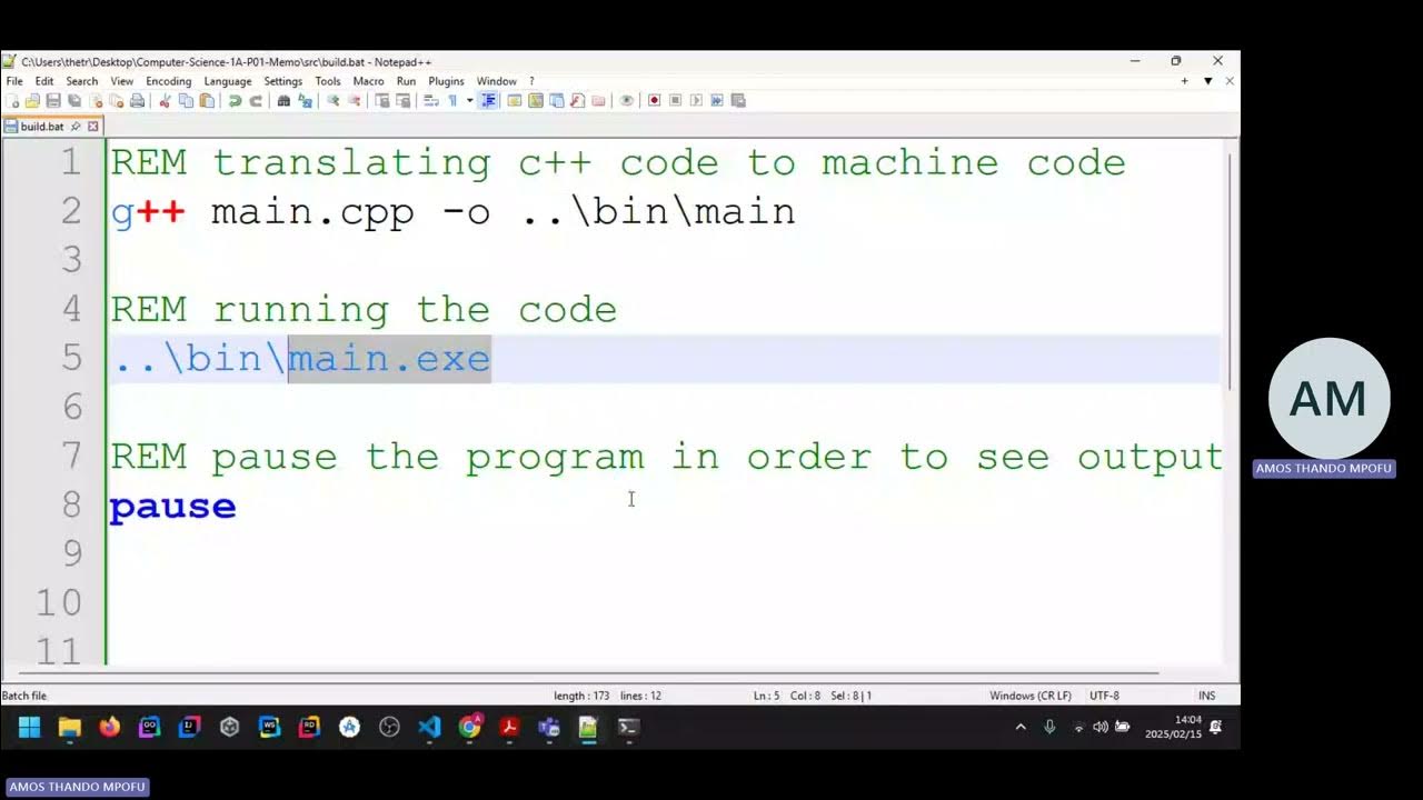 Computer Science 1A: Practical 01 Memo [Part 02] - YouTube