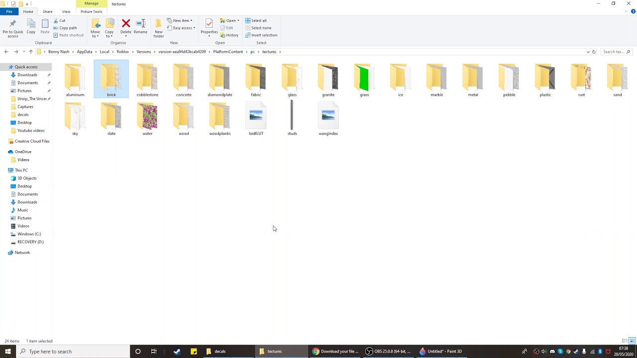 How to change textures and your mouse colour on roblox. - YouTube