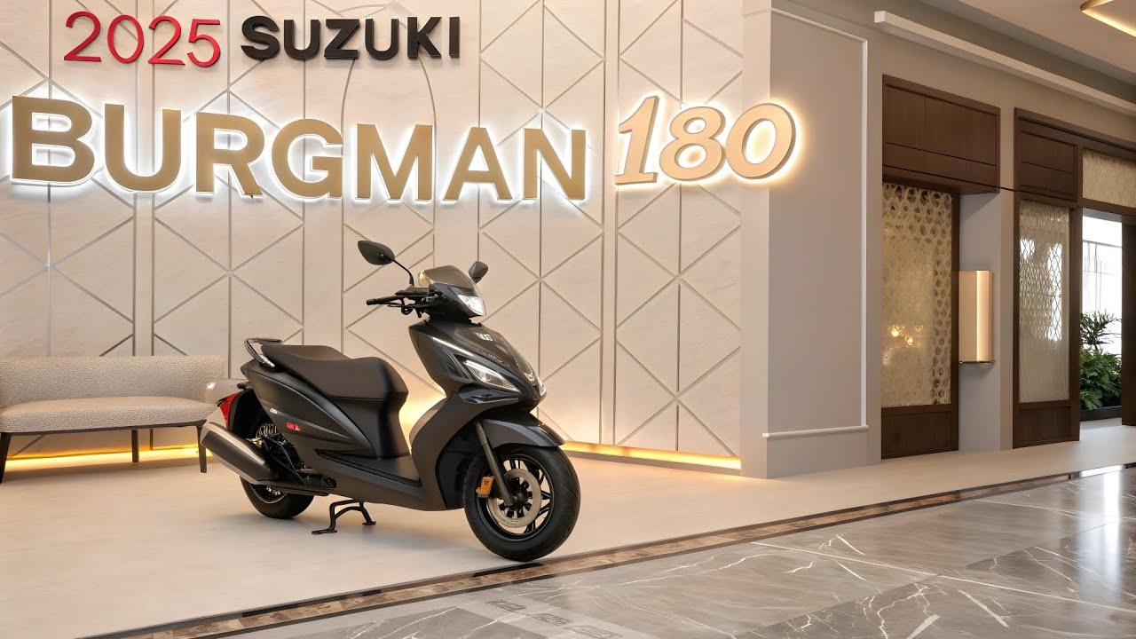NEW Suzuki Burgman 180 world the Best (2025) FINALLY LAUNCHED!! - YouTube