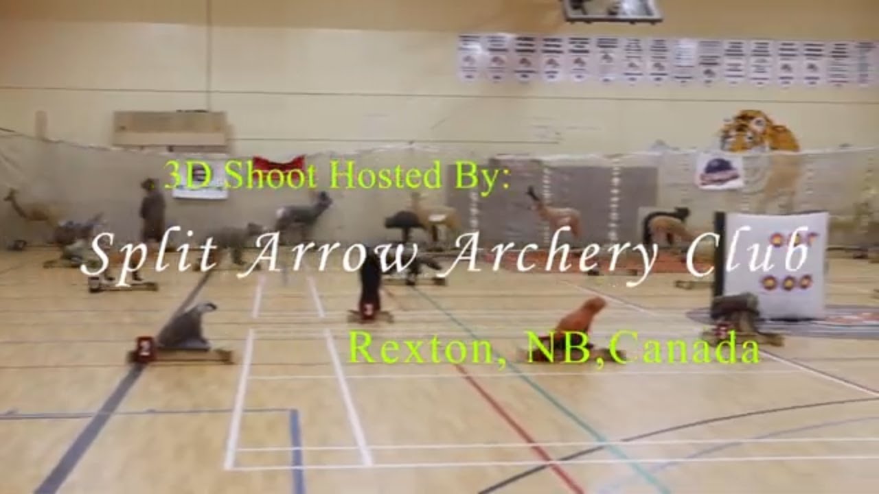 Indoor 3D Archery Shoot 2023 // Split Arrow Archery Club, Rexton NB ...