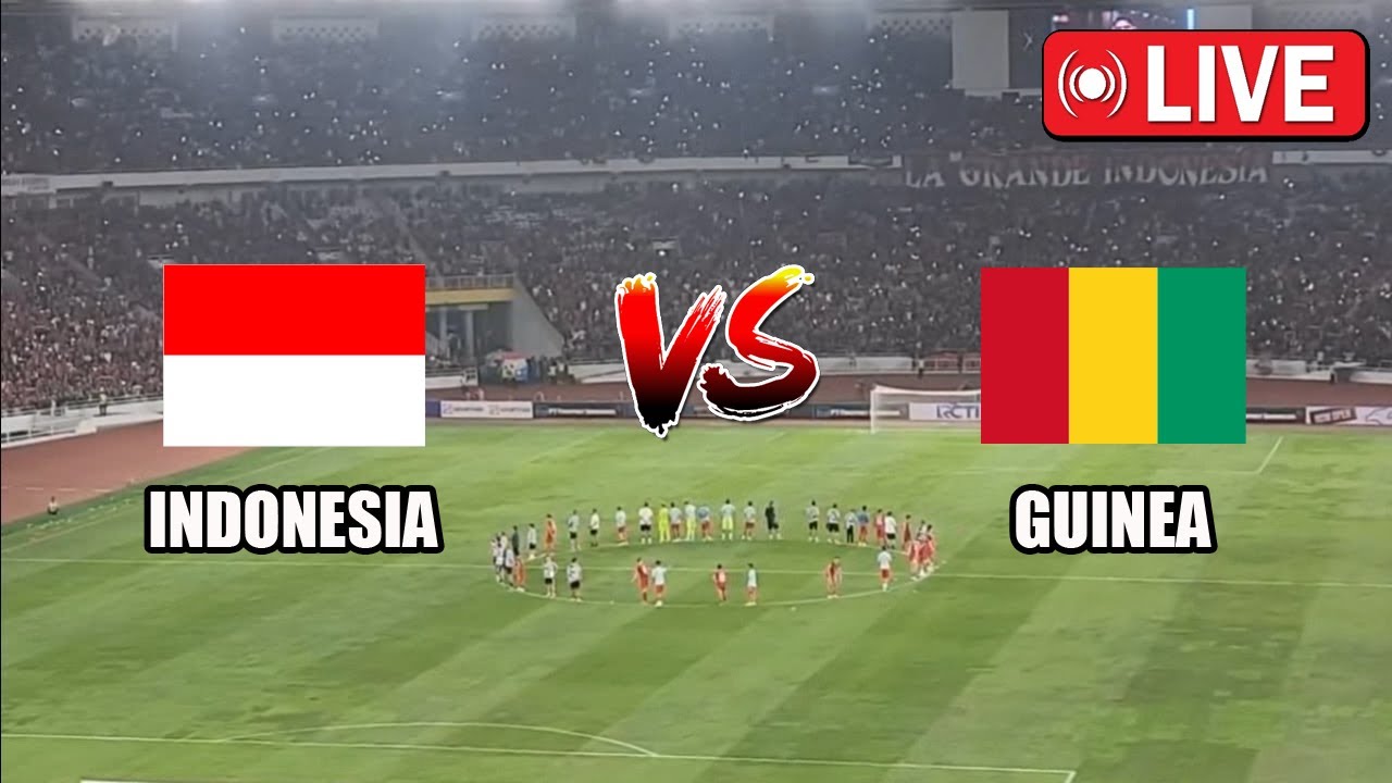 🔴LIVE - INDONESIA VS GUINEA | Play Off Olimpiade Paris 2024 I Siaran ...