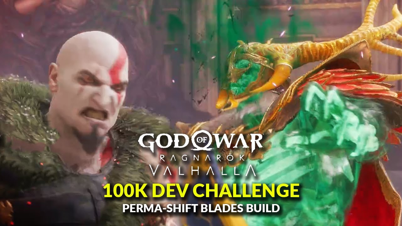 100k Developer Challenge Completed!!! God of War Ragnarok Valhalla - YouTube