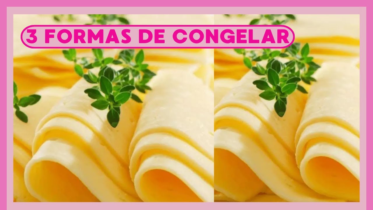 3 FORMAS DE CONGELAR MUSSARELA | Como congelar mussarela e armazenar no ...