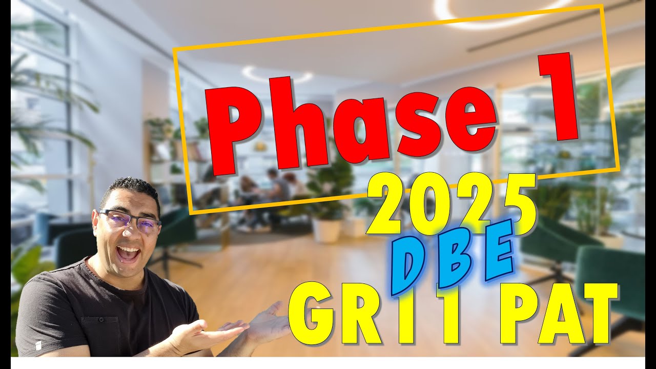Grade 11 CAT PAT | Phase 1 | DBE | 2025 - YouTube