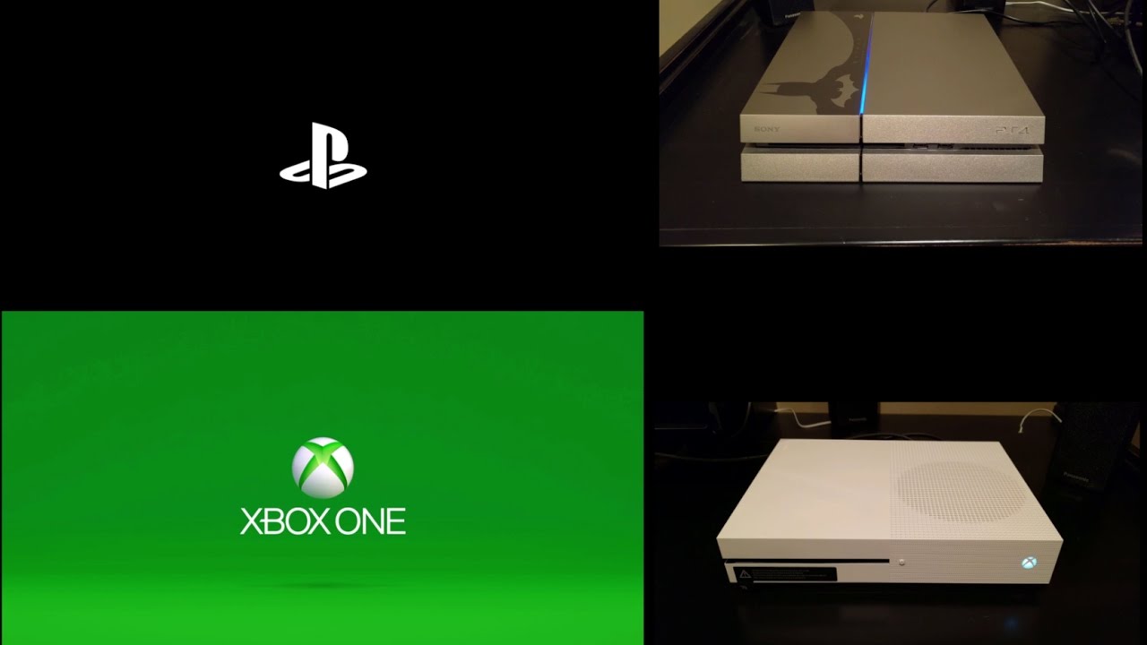 PS4 vs XBOX ONE Startup Screens... AT THE SAME TIME! Which Boots the ...