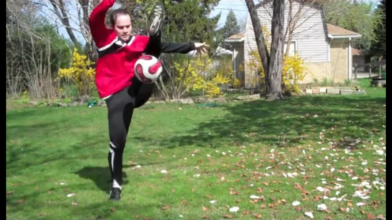 The Hop Around The World Soccer Football Trick - YouTube
