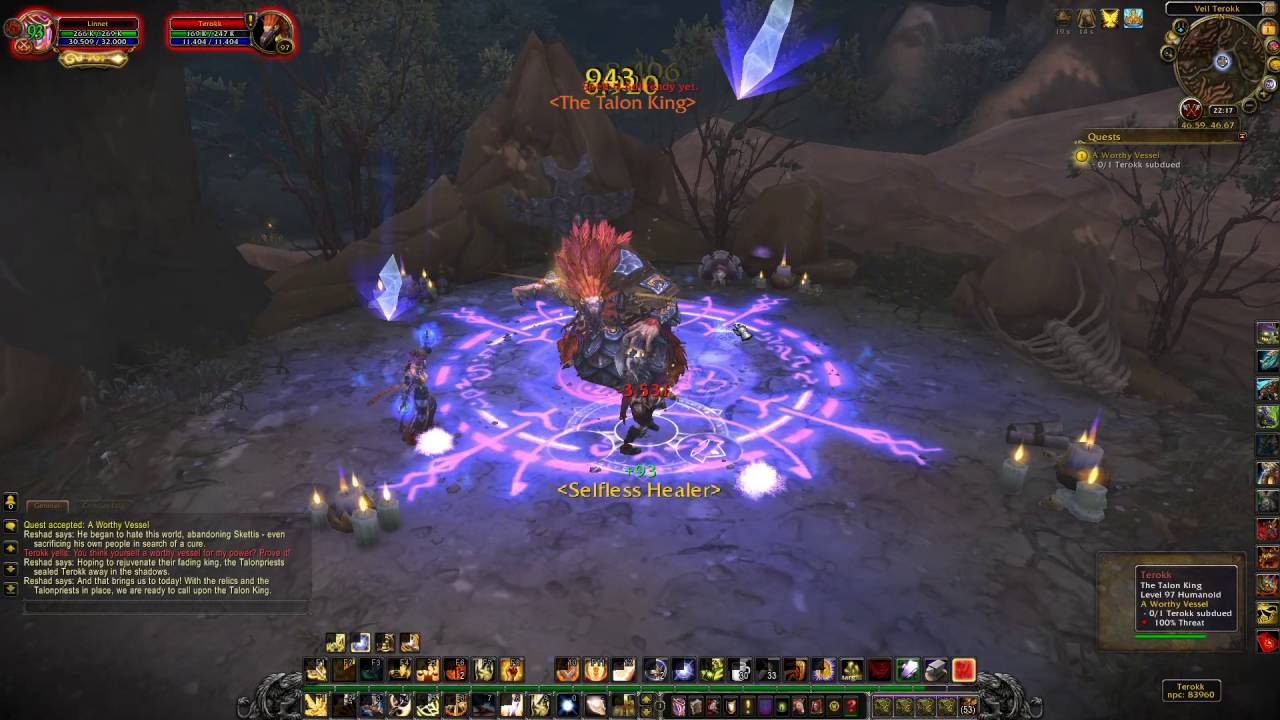 A Worthy Vessel Quest ID 36059 Playthrough Spires of Arak - YouTube