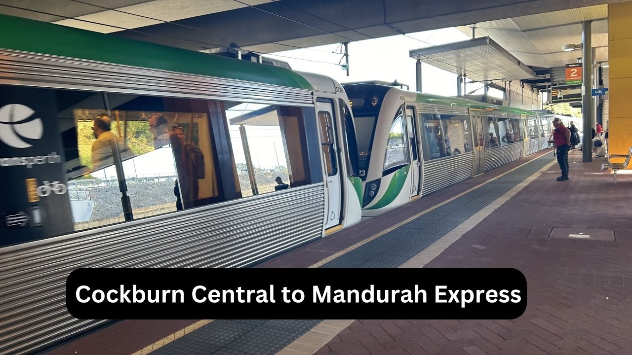 Cockburn Central to Mandurah Express - YouTube