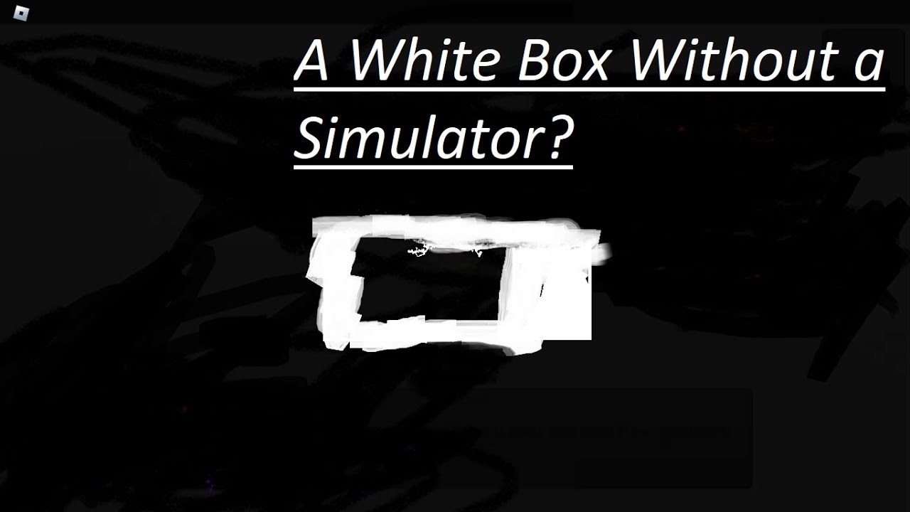 I Found A White Box Without "Simulators"😅 | Roblox🤖 THIS IS NO ...