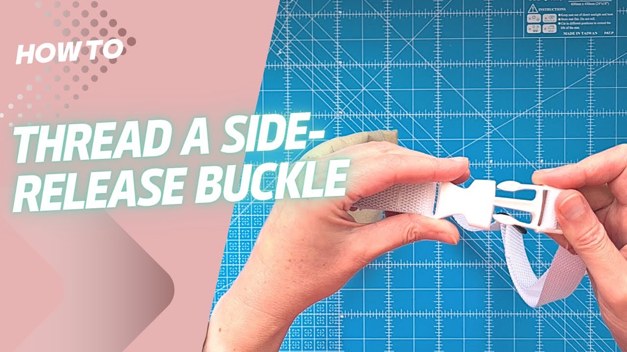 An Easy Way to Attach a Side-release Buckle to a Strap - YouTube
