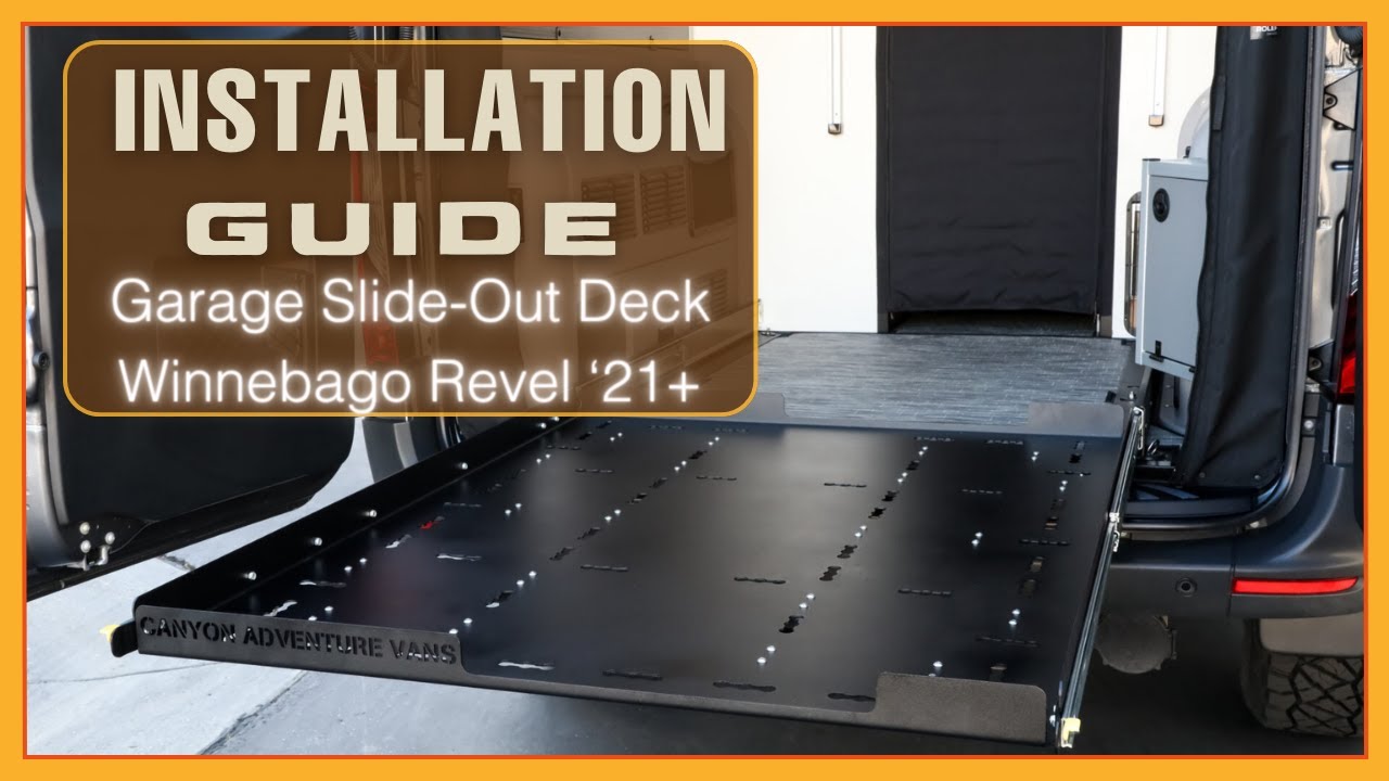 INSTALLATION GUIDE: Garage Slide Out Deck for REVEL '21+ - YouTube