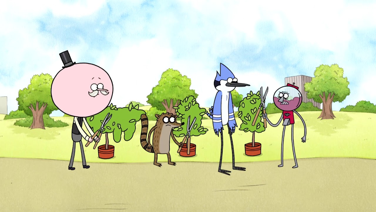 Regular Show - Benson Can't Trust Mordecai And Rigby Doing Work - YouTube