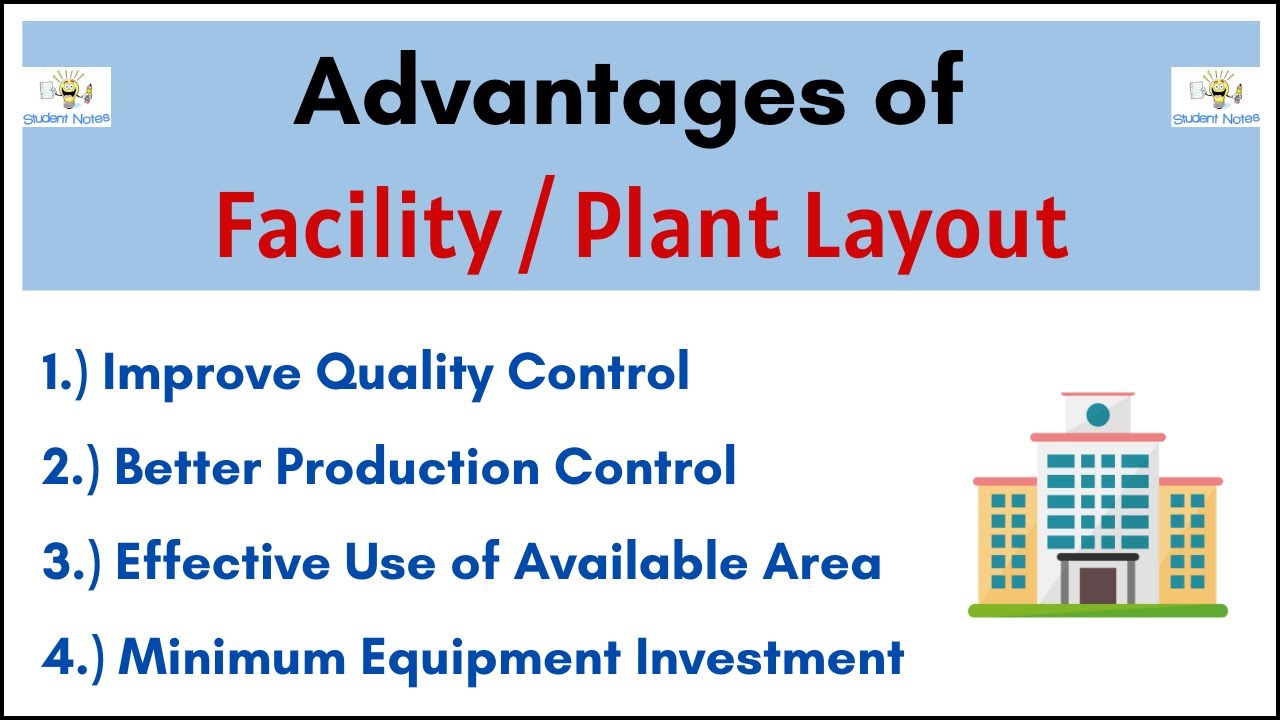 No.20 ~ Advantages of Facility or Plant layout - YouTube