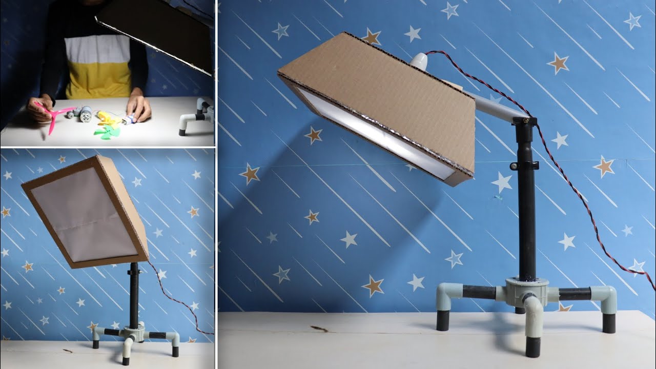 How To Make Soft Box At Home || Homemade Soft Box Video Light With ...