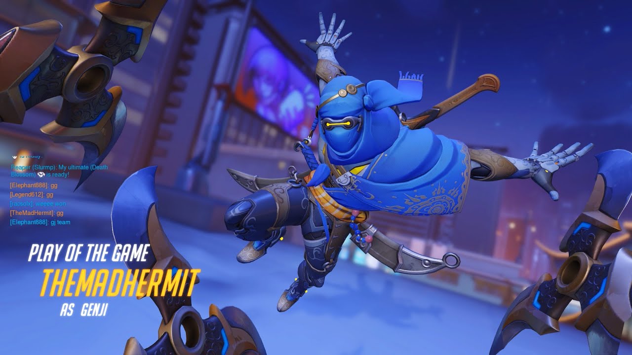 Overwatch Genji Slice And Dice Achievement Unlock (Cute Spray) - YouTube