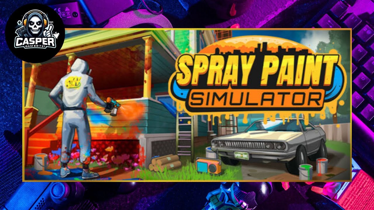Spray Paint Simulator / first look / gameplay episode 3 lets paint the ...