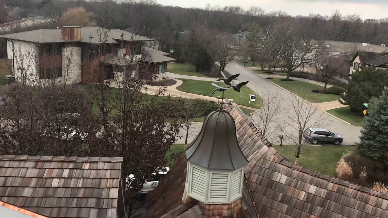 Clay rain cap on a chimney - YouTube