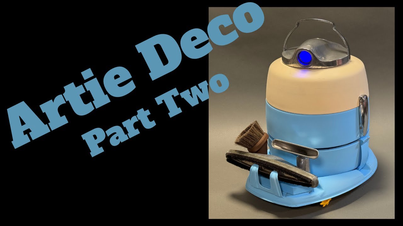 Artie Deco Build Part 2 - DIY Droid from Hardware Wars - YouTube
